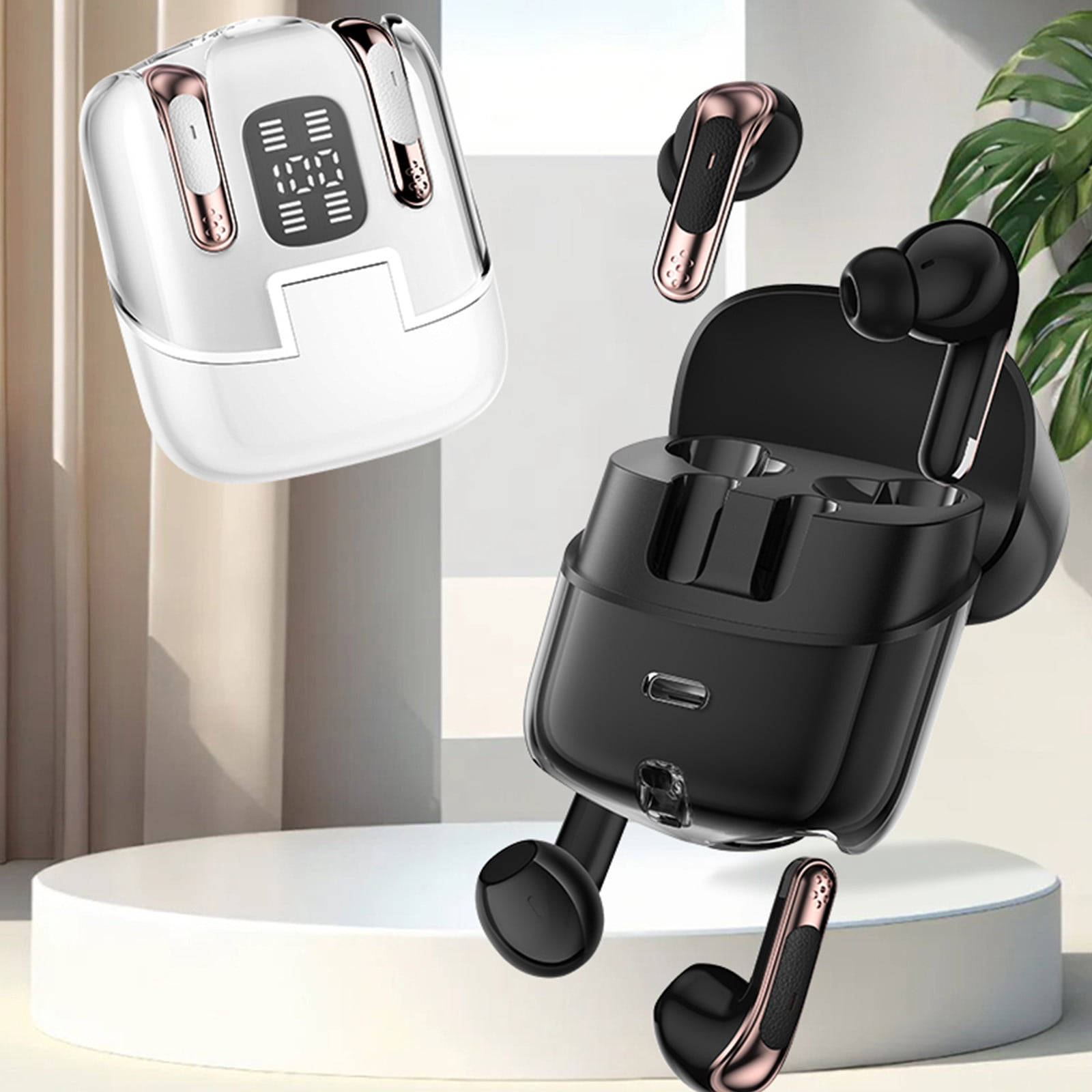 Savings Kcavykas Bluetooth 5.4 Earbuds + Lightweight, Low Latency + 2 ...