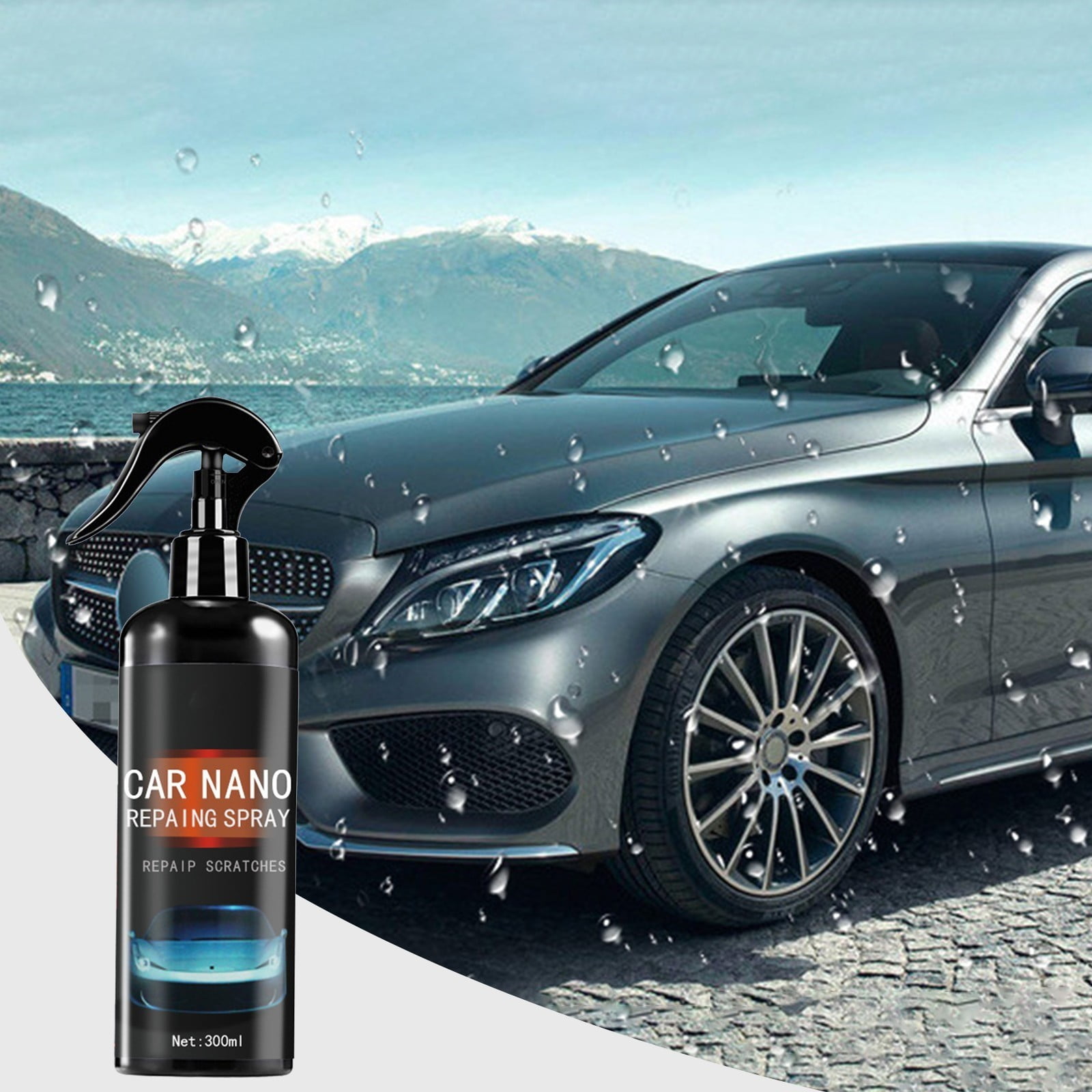 Kcavykas Car Paint Coating Spray, Easy Apply Protective Wax, 300ml ...