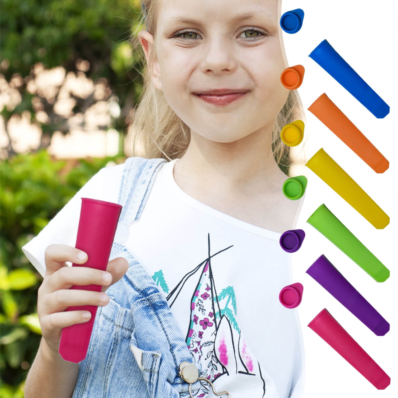 Kcavykas Push Up Stick Ice Cream Yogurt Jelly Lolly Maker Mould Holiday ...