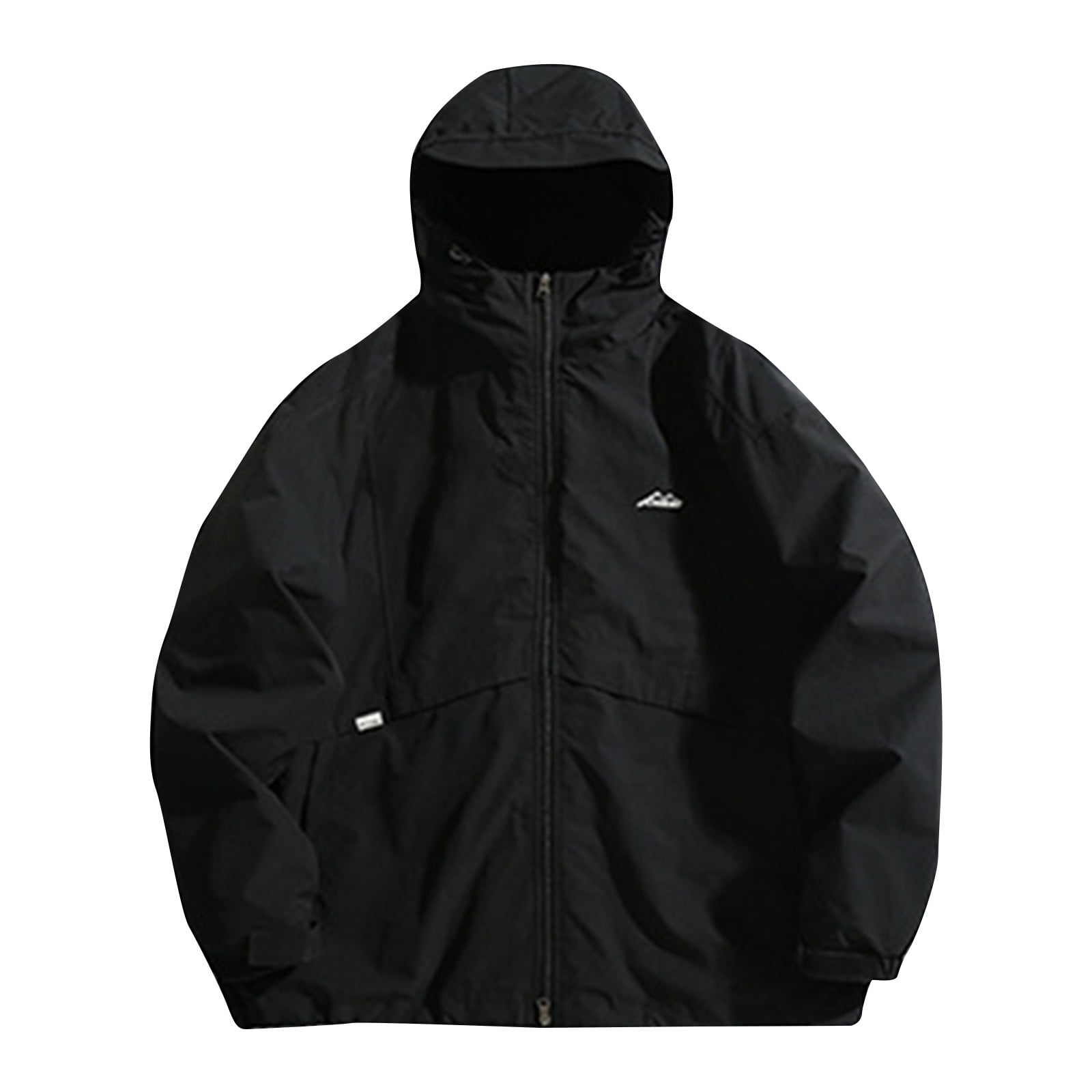 Mens Lightweight Jackets Outdoor Solid Color Windproof Removable Inner ...