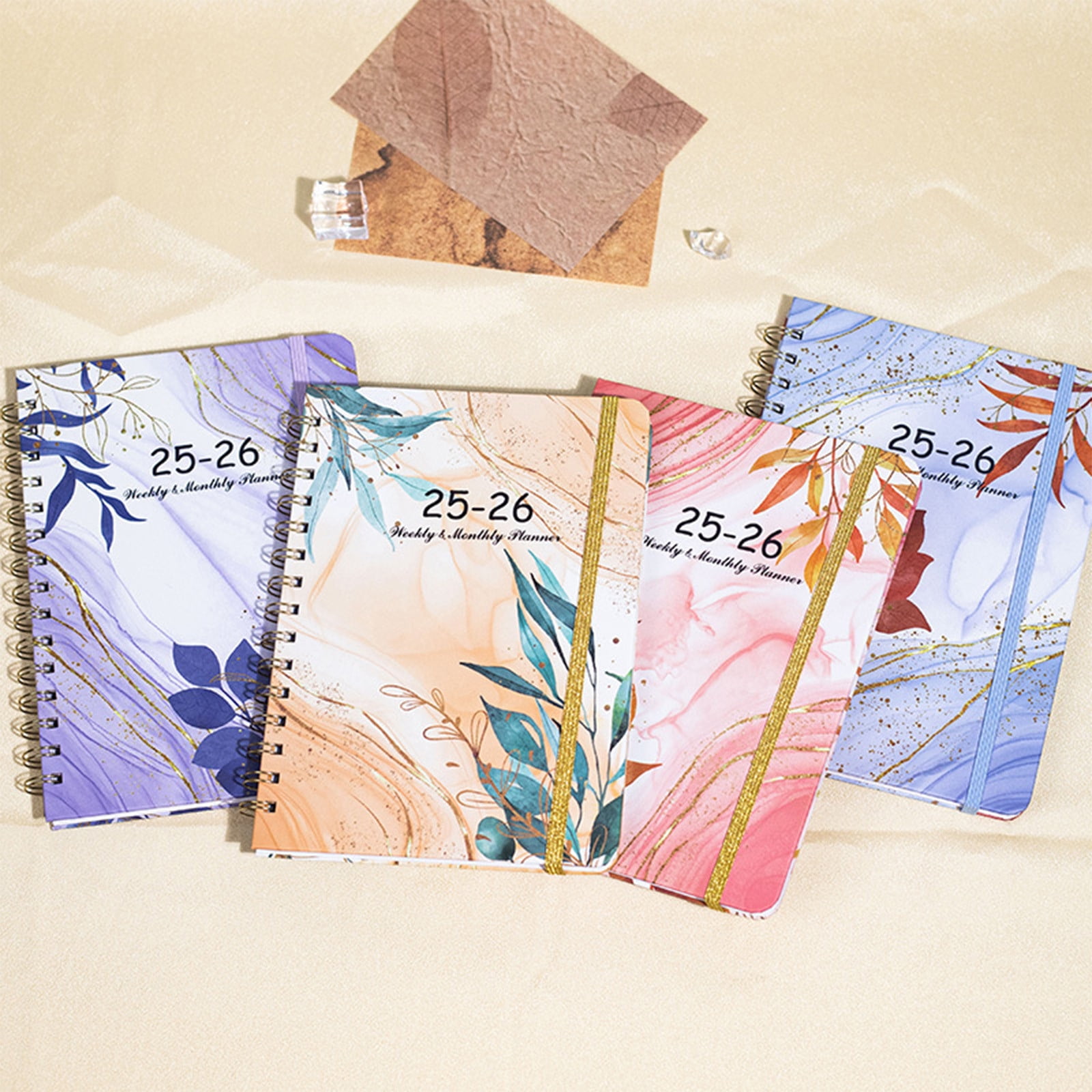 Savings Nsxcdh 2025 Weekly Planner Notebook High Value Coil-Bound Schedule Book English Version ...