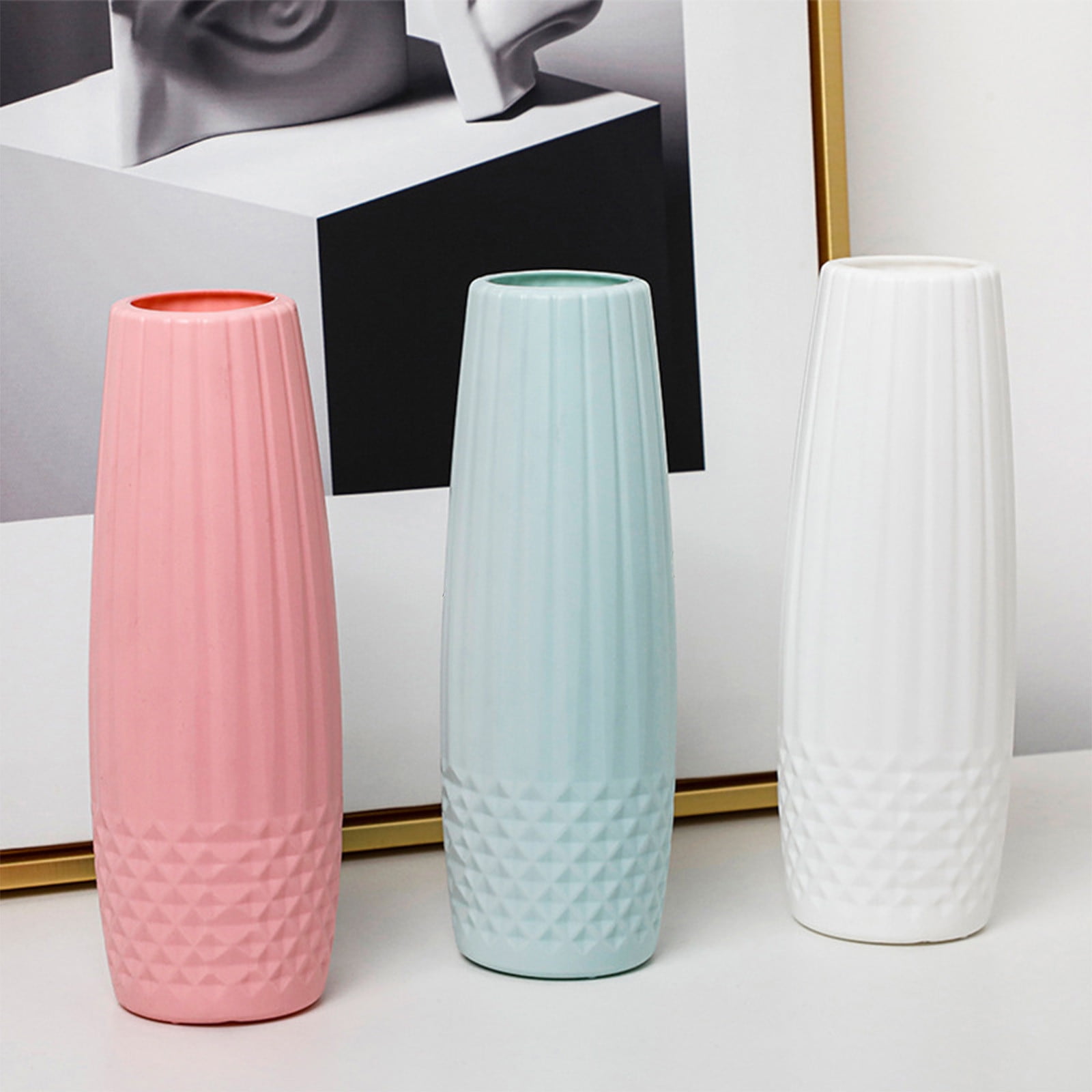 Savings Nsxcdh Decorative Vase Plastic Imitation Glazed Flower Pot ...