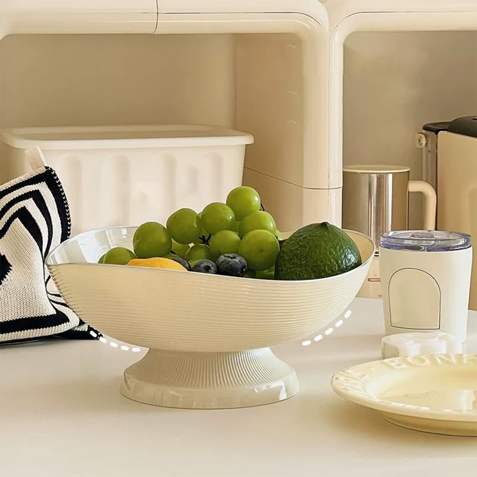 Savings Nsxcdh Fruit Tray with Handle for Coffee Table Decorative ...