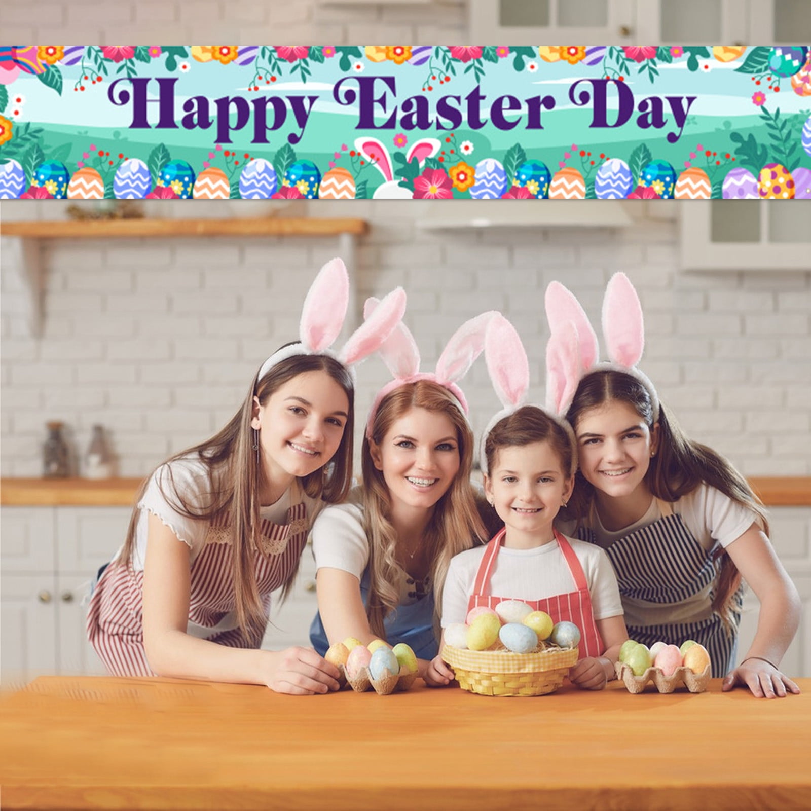 Savings Nsxcdh Heavy Duty Advertising Banner Easter Decorations and Party Decorations Hanging ...