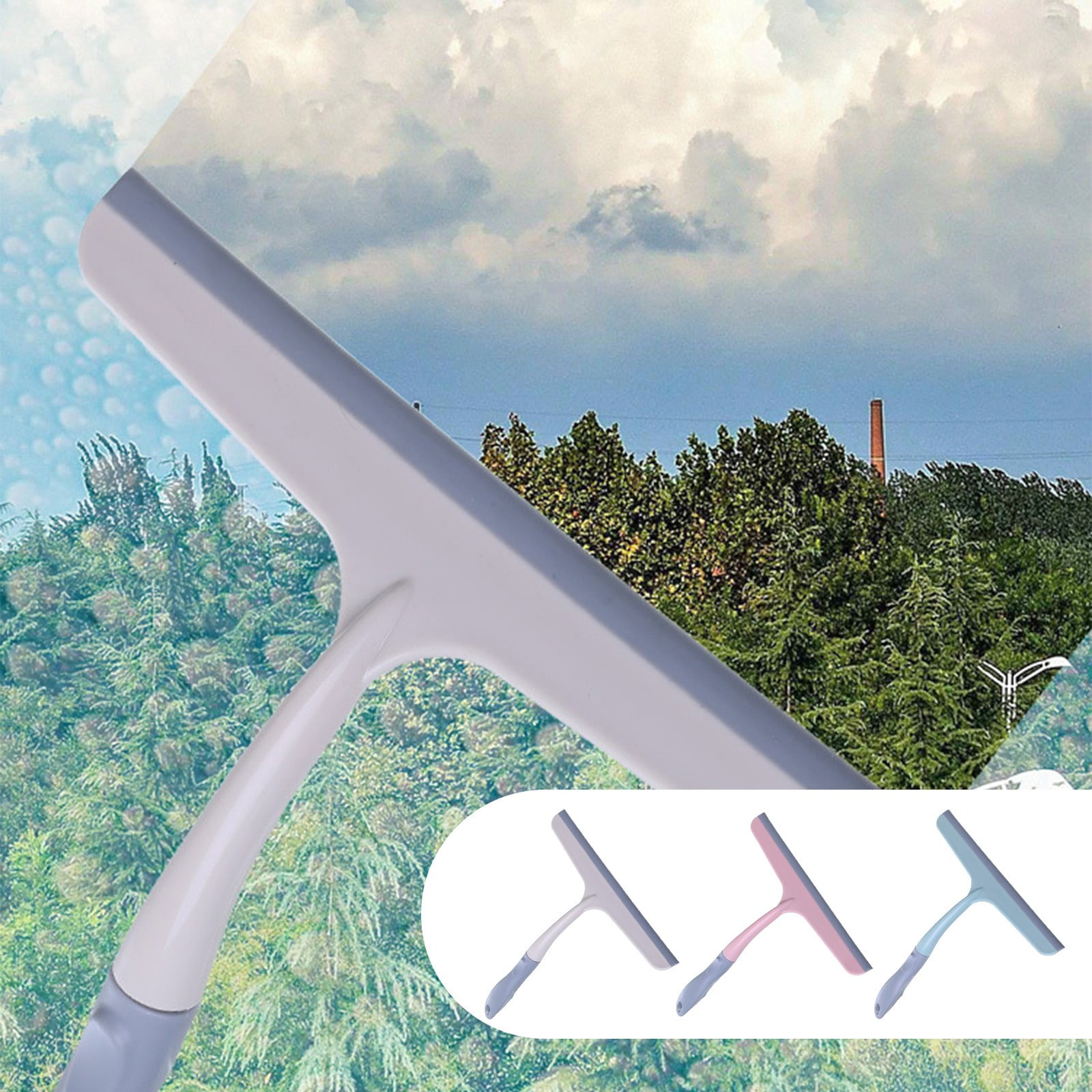 Savings Nsxcdh Household Glass Scraper and Wiper Brush, Multi-Surface ...