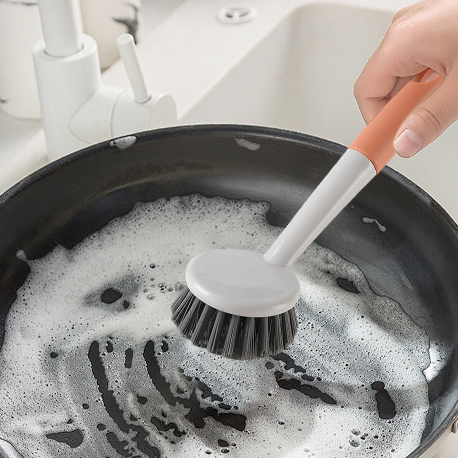 Savings Nsxcdh Kitchen Cleaning Brush Multi-Purpose Pot Scrubber with ...