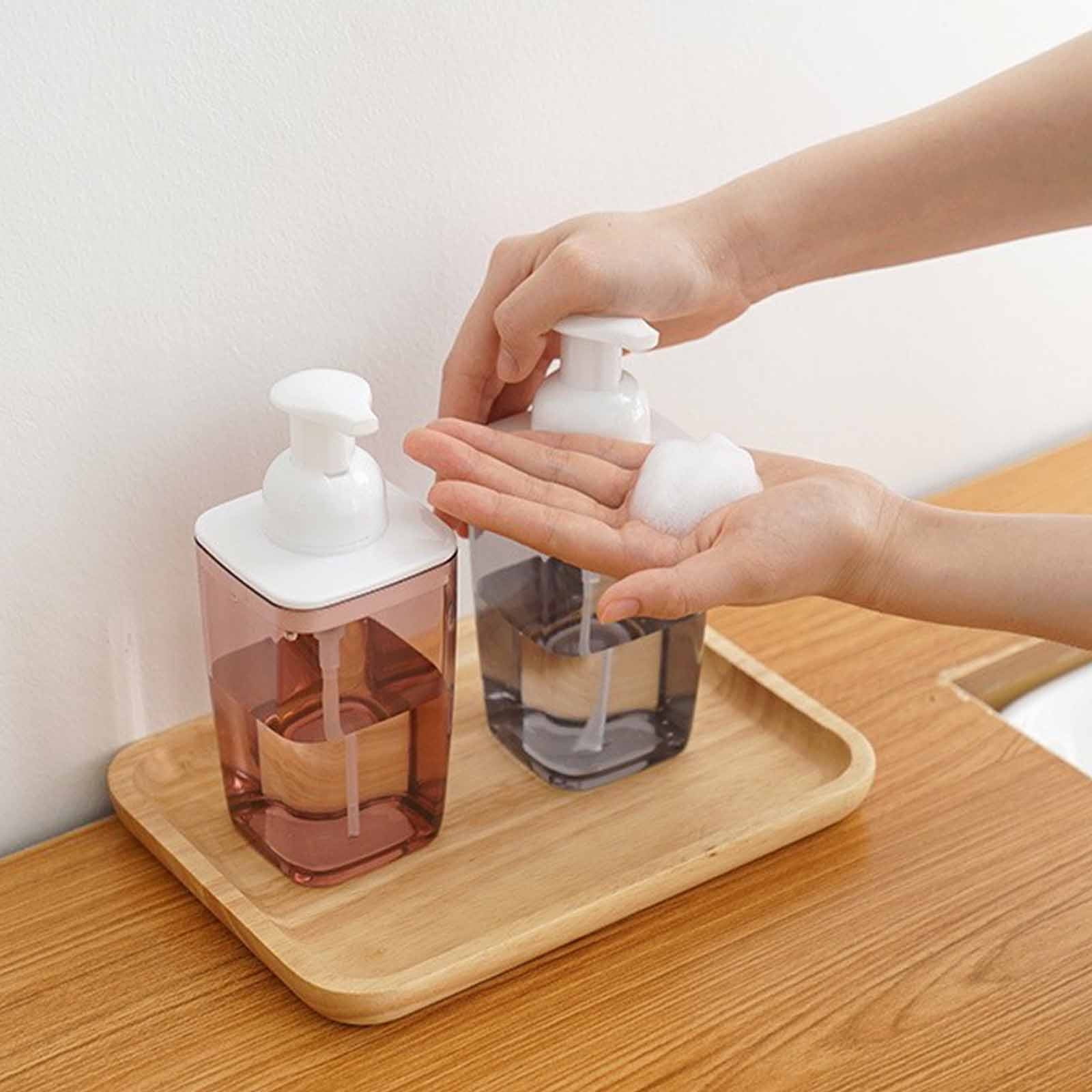 Nsxcdh Manual Facial Cleanser Foaming Bottle Press Dispenser Refillable ...