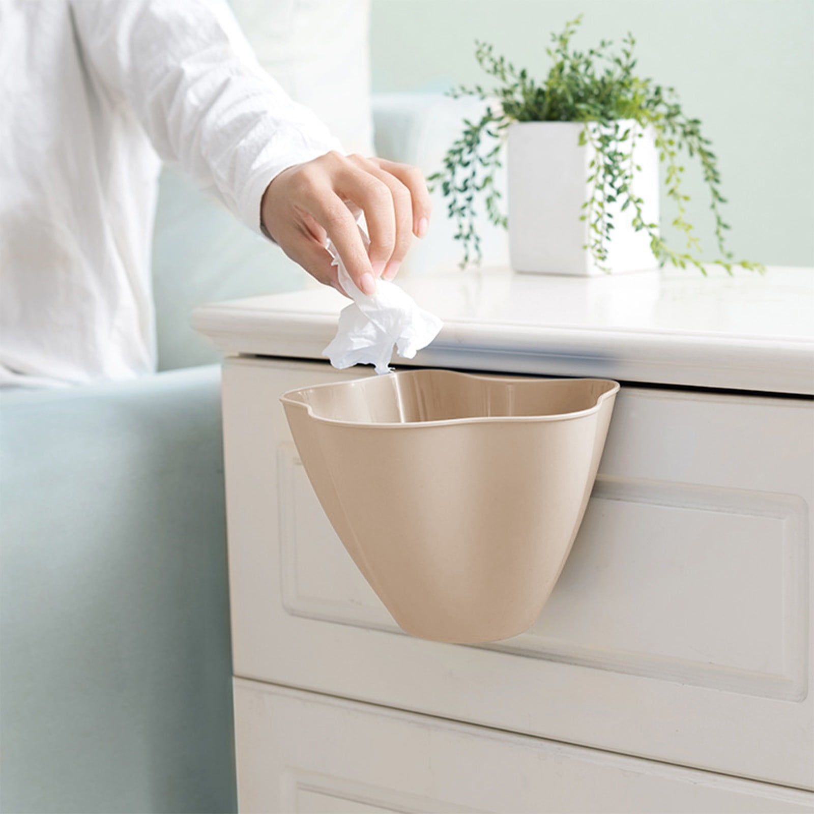 Savings Nsxcdh White Plastic Storage Bins with Four Handles Durable ...