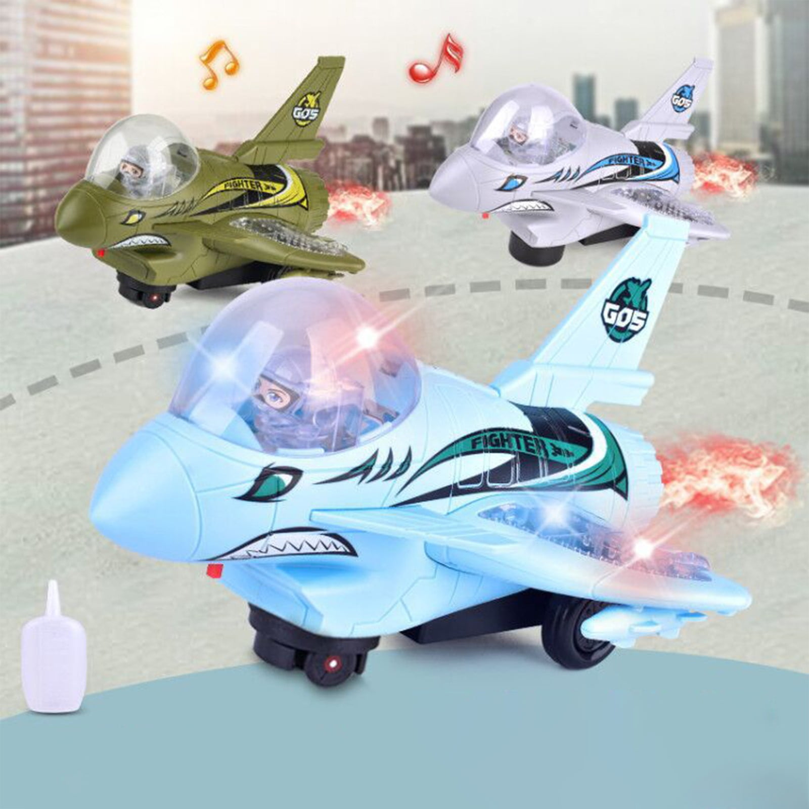Savings Oefntac Kids Toys Spray Aircraft Children's Toy Lights ...