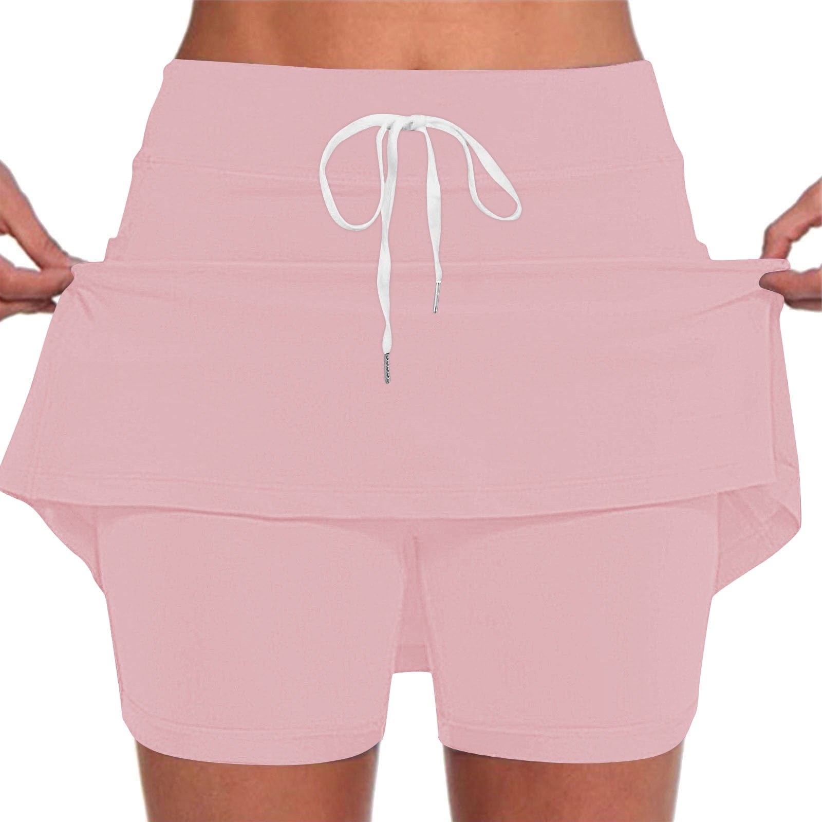 Fashion Olyvenn Skorts for Womens Tummy Control High Waist Tennis ...