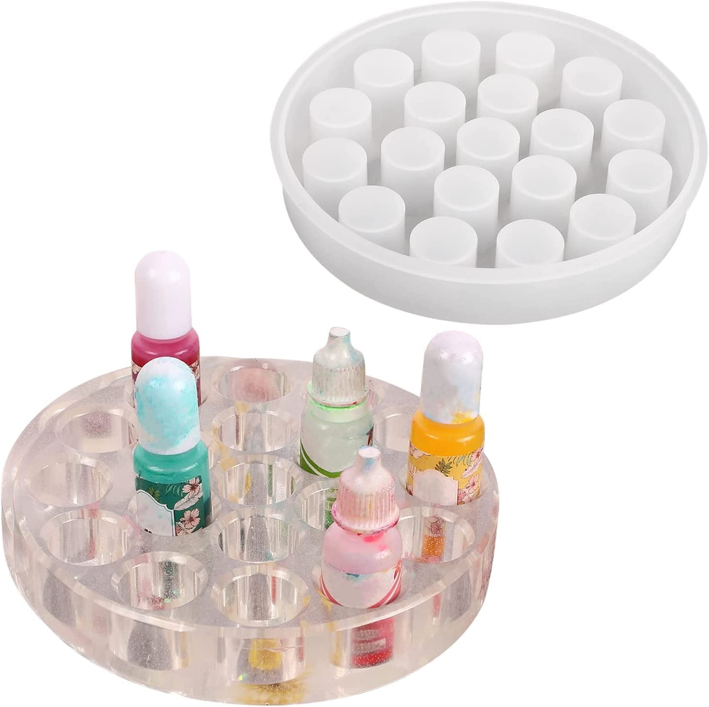 Savings Round Candle Concrete Candle Lipstick Container 3D Candle Epoxy ...