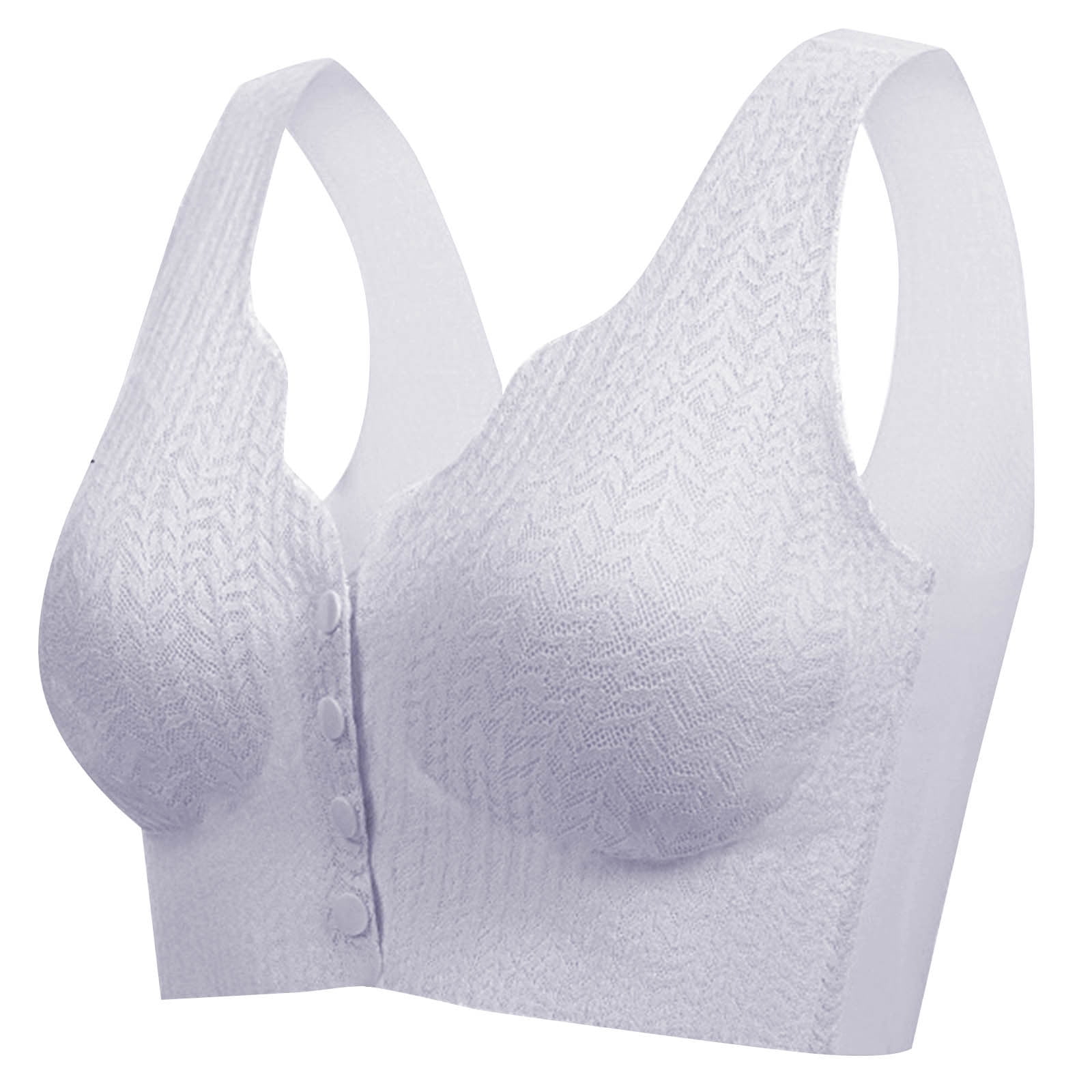 Savings SMihono Seamless Front Closure Mastectomy Bra Comfy Bra Pocket ...