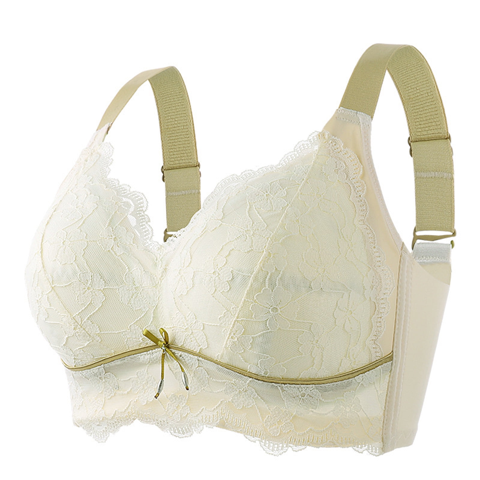 Stylish SMihono Teen Girls Bra Floral Lace Bow Wireless Brace Lightly ...