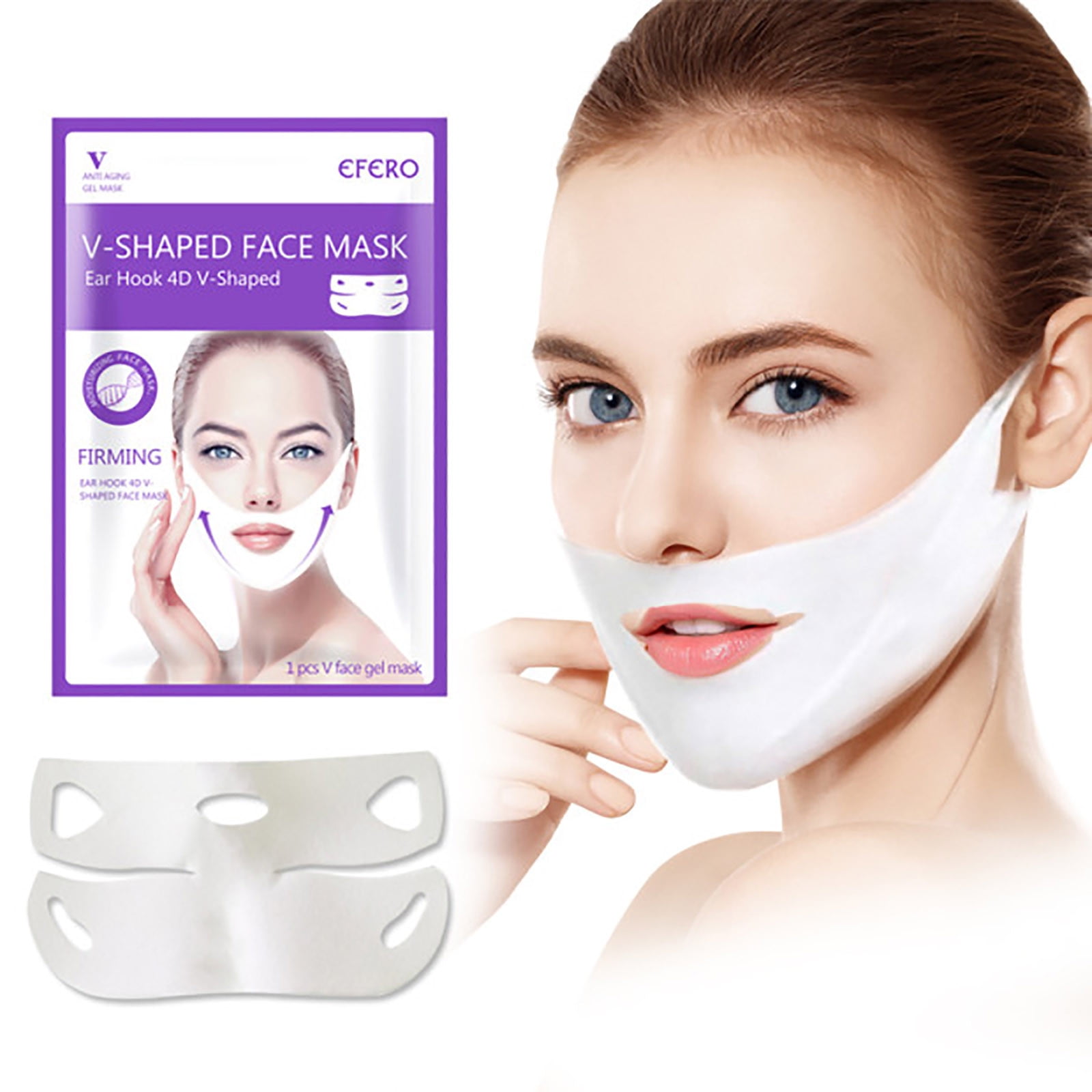 Savings V-face Facial Mask V-face Paste V-face Double Ear Lifting Gel ...