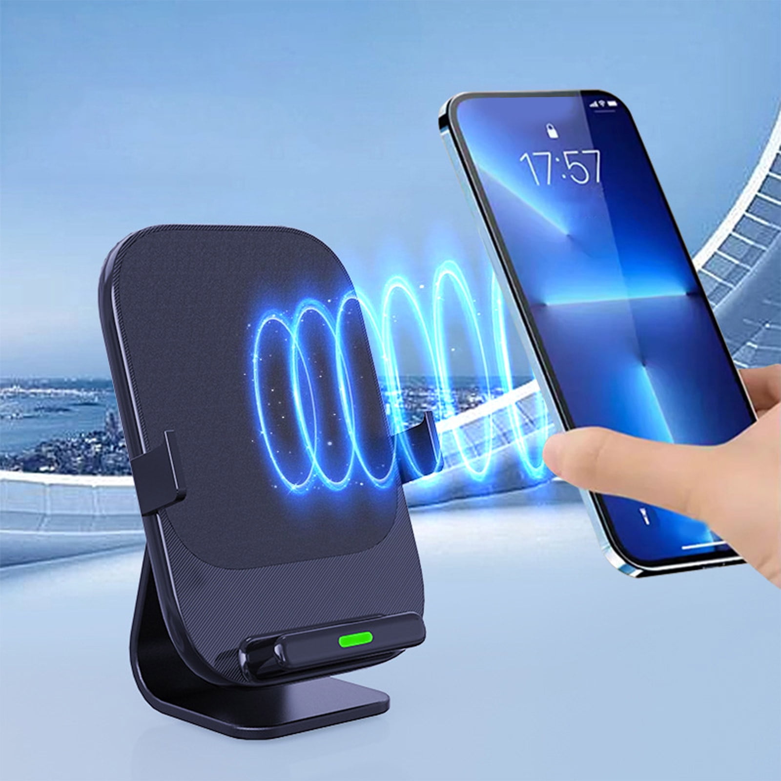 Wireless Charger, Detachable 15W Vertical Wireless Charging Suitable ...