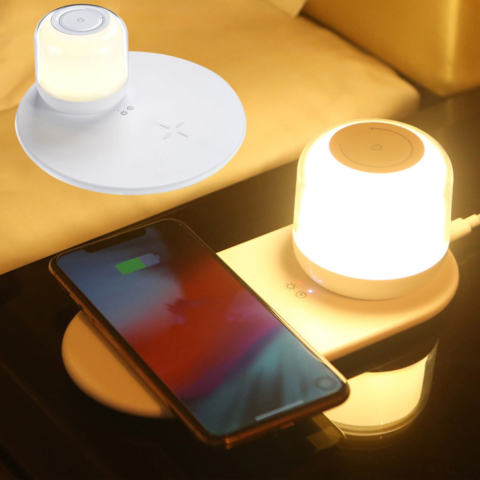 Savings Wireless Charger, Wireless Charging Night Light 15W Fast ...