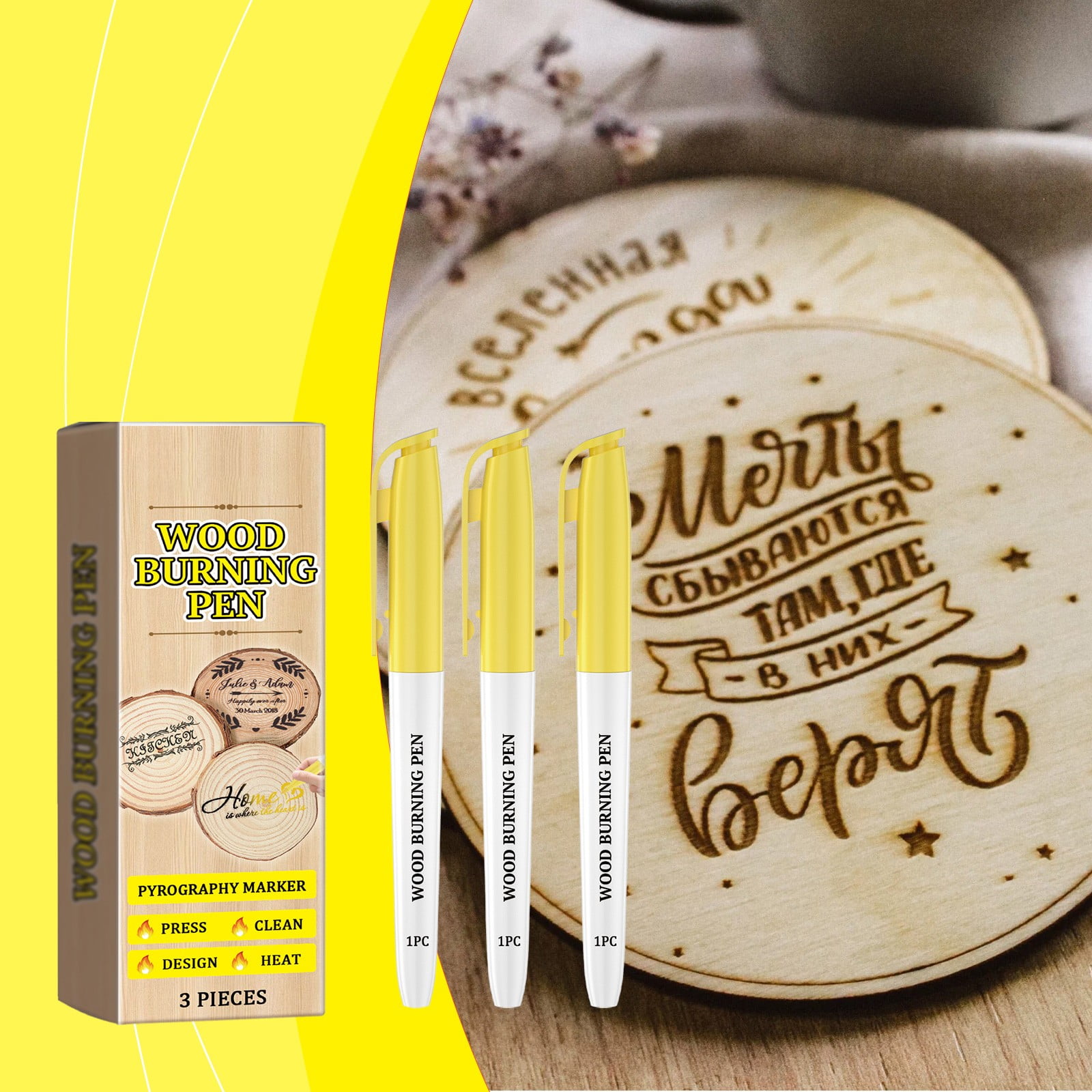 Savings! Wood Pen Marker Diy Wood Kit Arts And Crafts Tools Wood ...