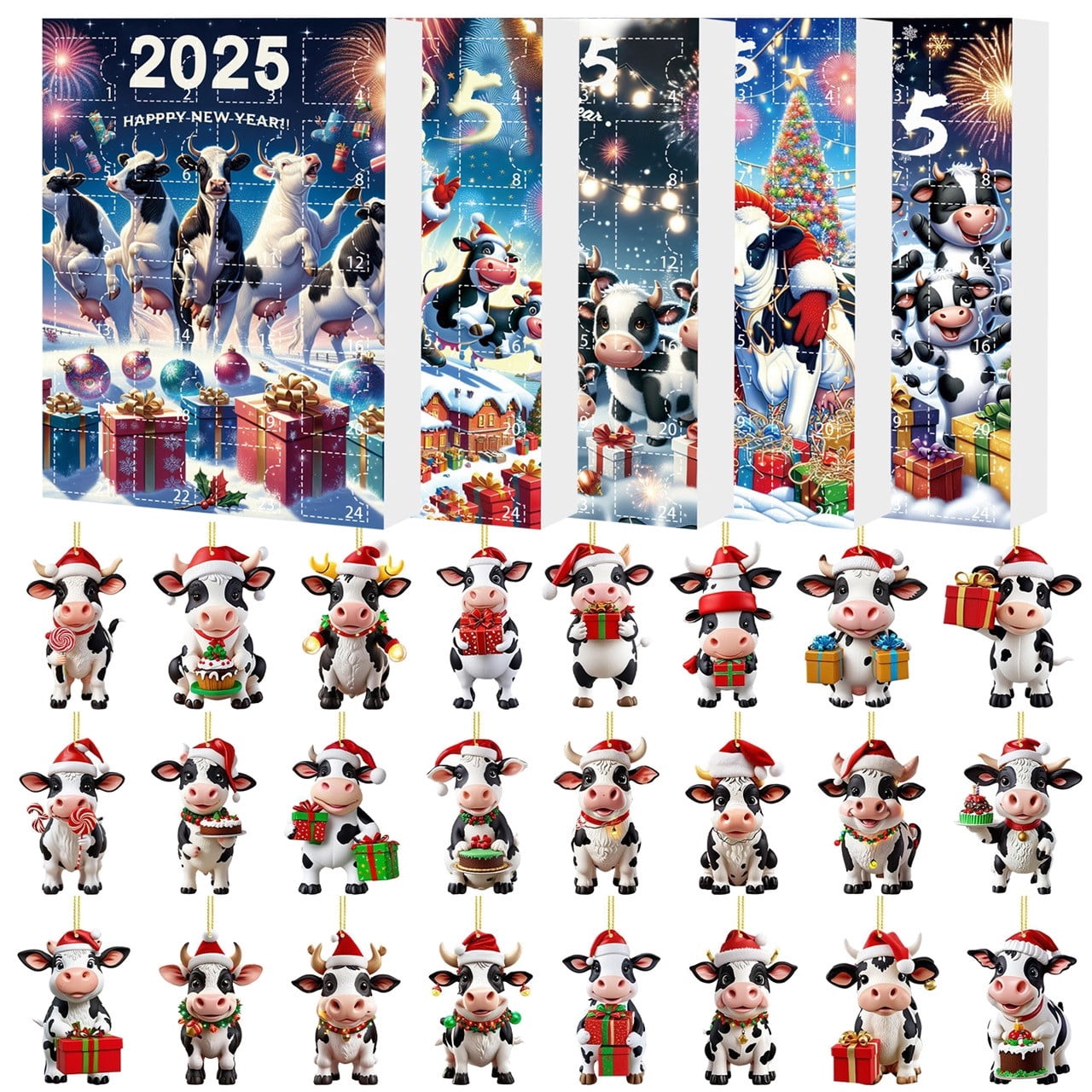 Savings kcavykas 2025 Christmas Countdown Calendar Acrylic Gift Box ...