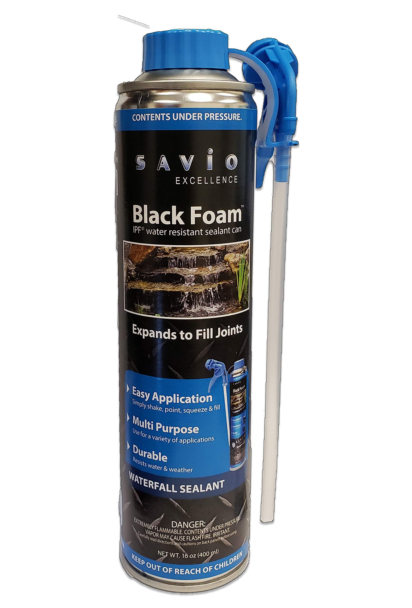 Savio 16 oz. Black Foam with Straw Applicator - BF - Walmart.com