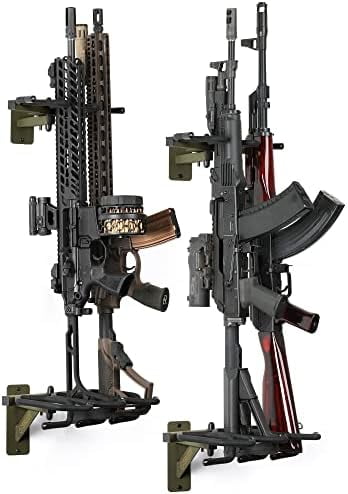 Savior Equipment Wall-Mount Rifle Rack Tactical Shotgun Carbine Firearm ...