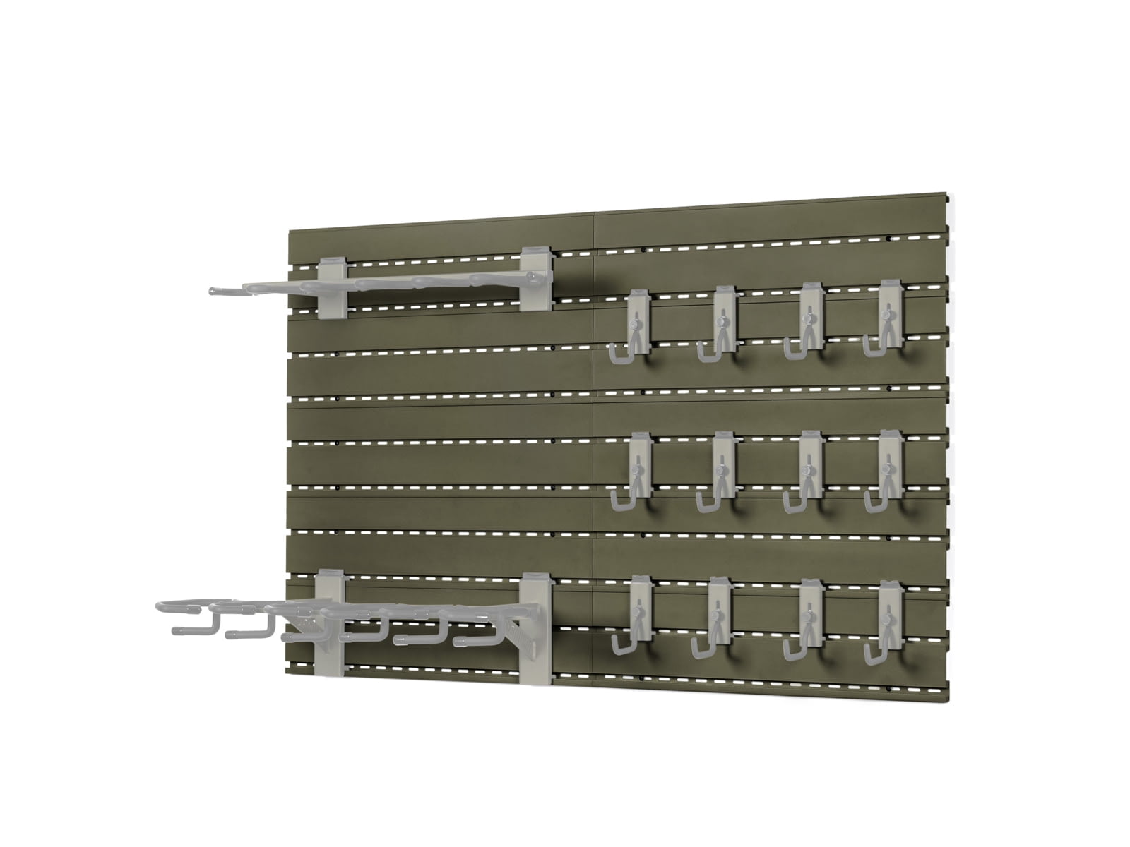 Savior Equipment Wall Rack System, Modular Storage Organizer, OD Green ...