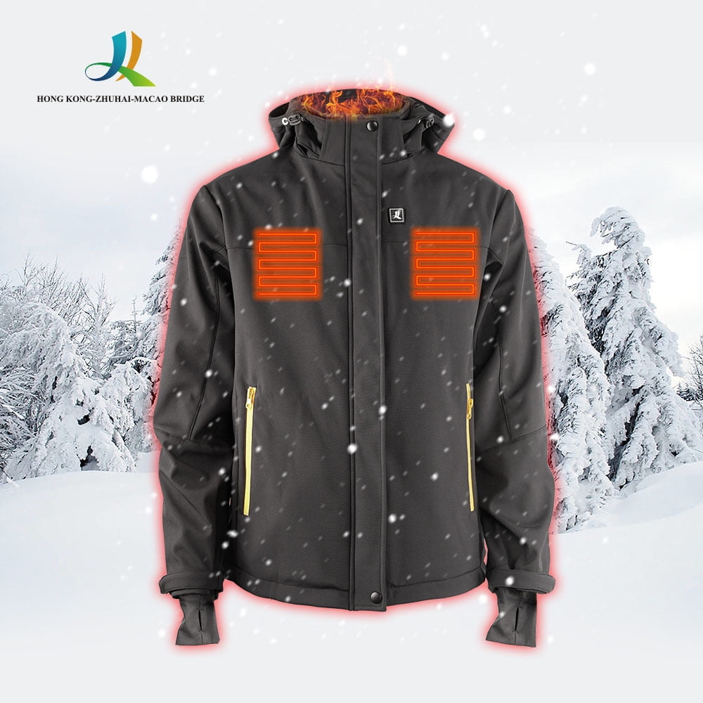 Savior Heat Heated Jacket for Men and Women with 4400mAh Battery,Winter ...