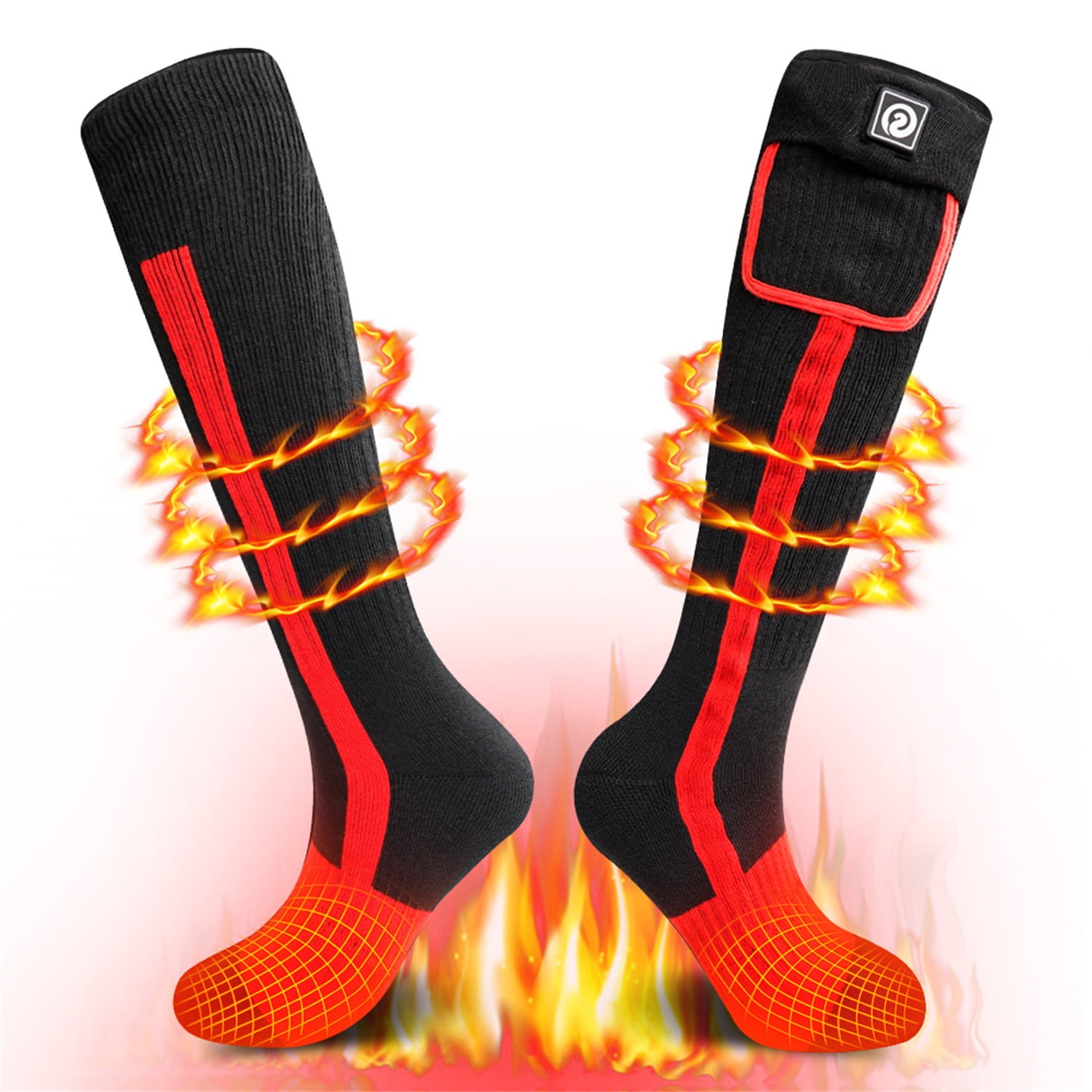 Savior Heat Winter Heated Sock Rechargeable Battery Stocking Women ...