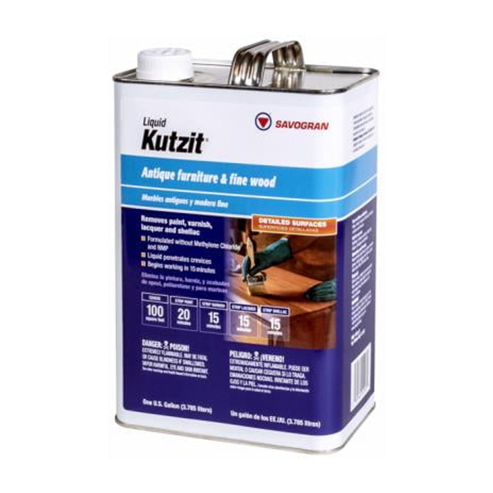 Savogran Kutzit 1 Gal Paint and Varnish Remover, Liquid Stripper for ...