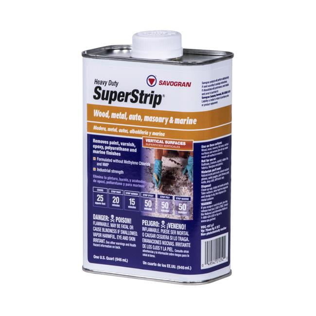 Savogran Super Strip Paint and Varnish Remover 1 qt - Walmart.com