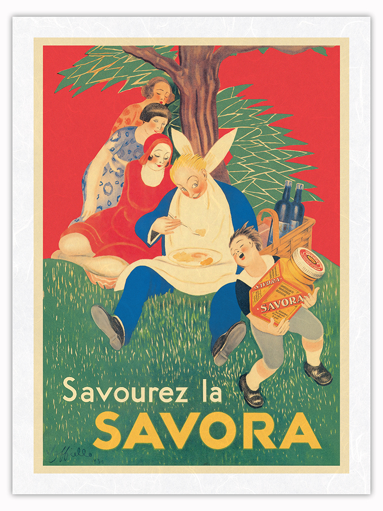 Savor Savora (Savourez la Savora) Mustard-Based Condiment - Vintage ...