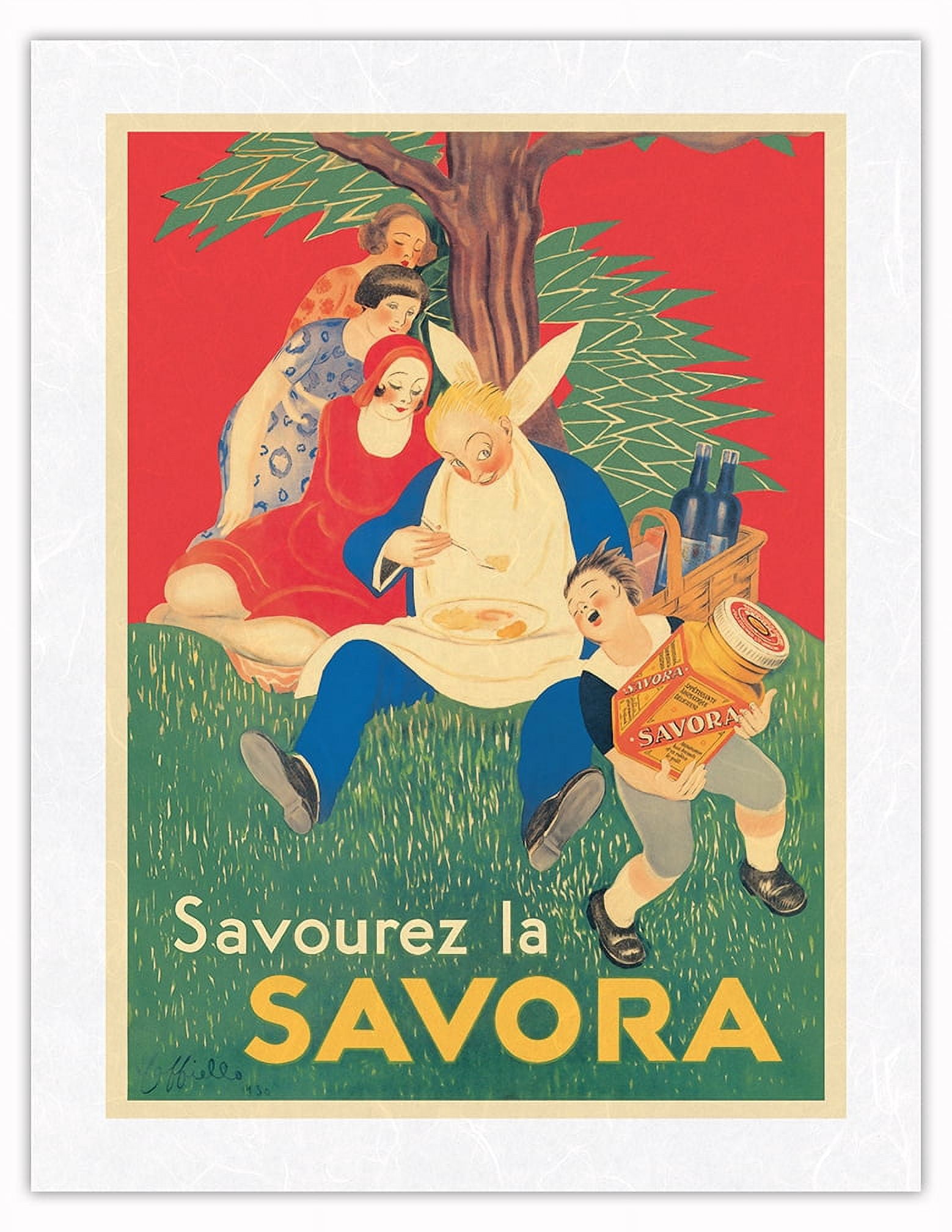 Savor Savora (Savourez la Savora) Mustard-Based Condiment - Vintage ...