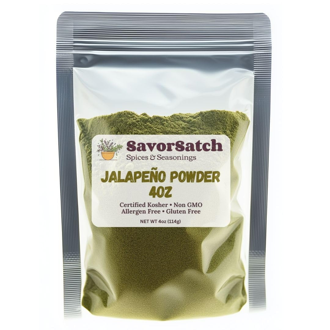 SavorSatch Jalapeño Powder - ESF27 4oz Resealable Pouch | Certified ...