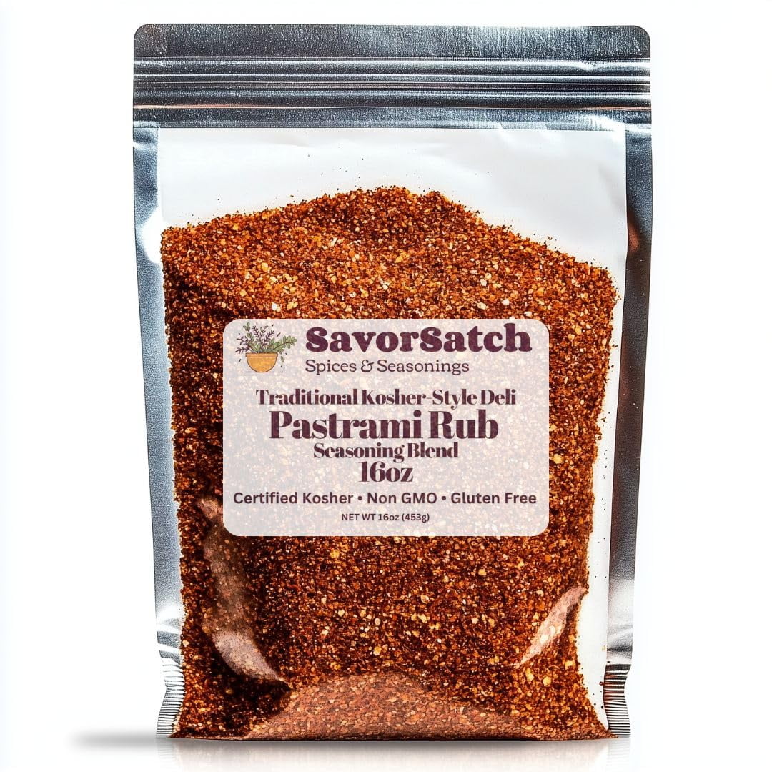 SavorSatch Pastrami Rub Seasoning Spice HYZ01 Blend - Resealable Flavor ...