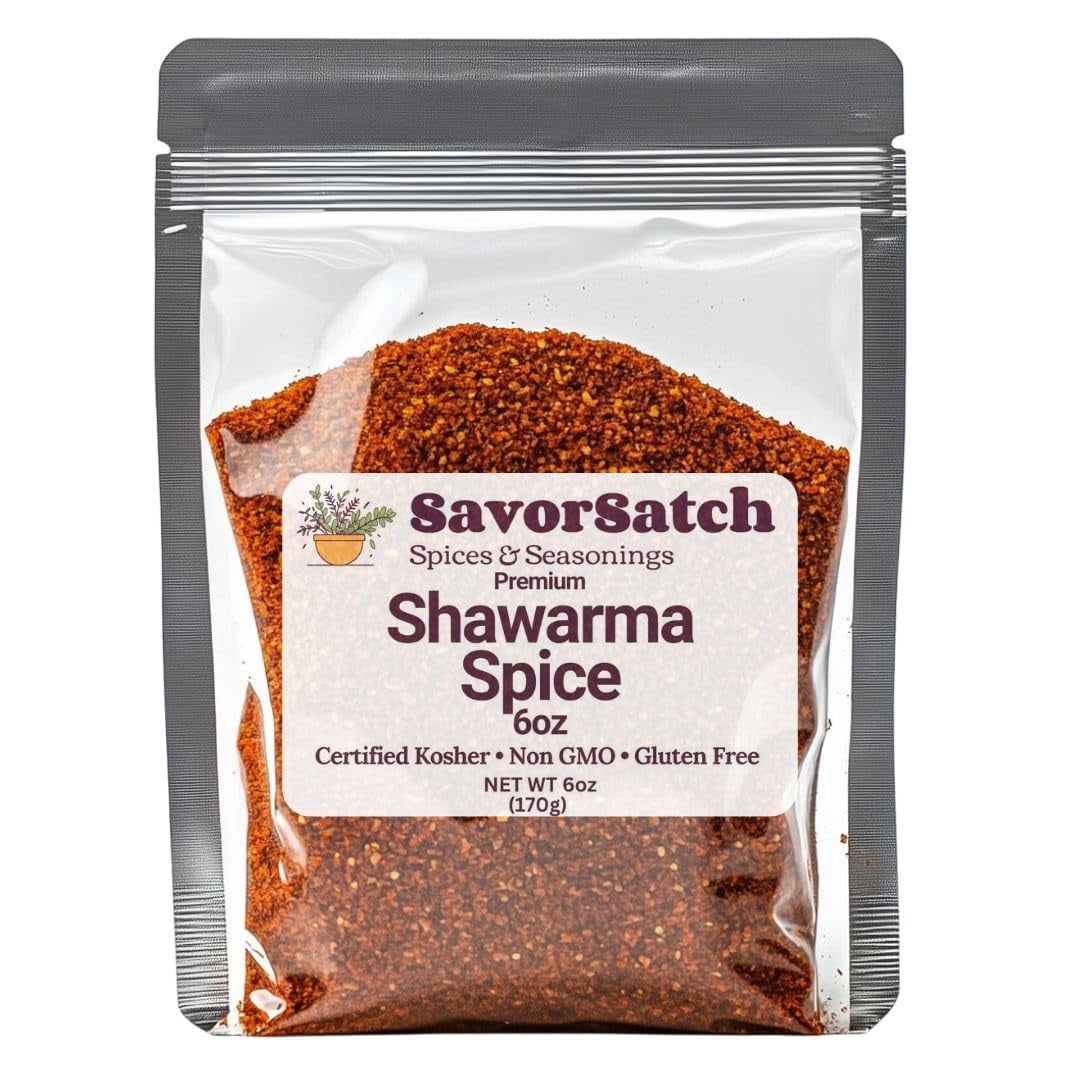 SavorSatch Shawarma SeasoningUMRT Blend - 6 oz Resealable Pouch ...