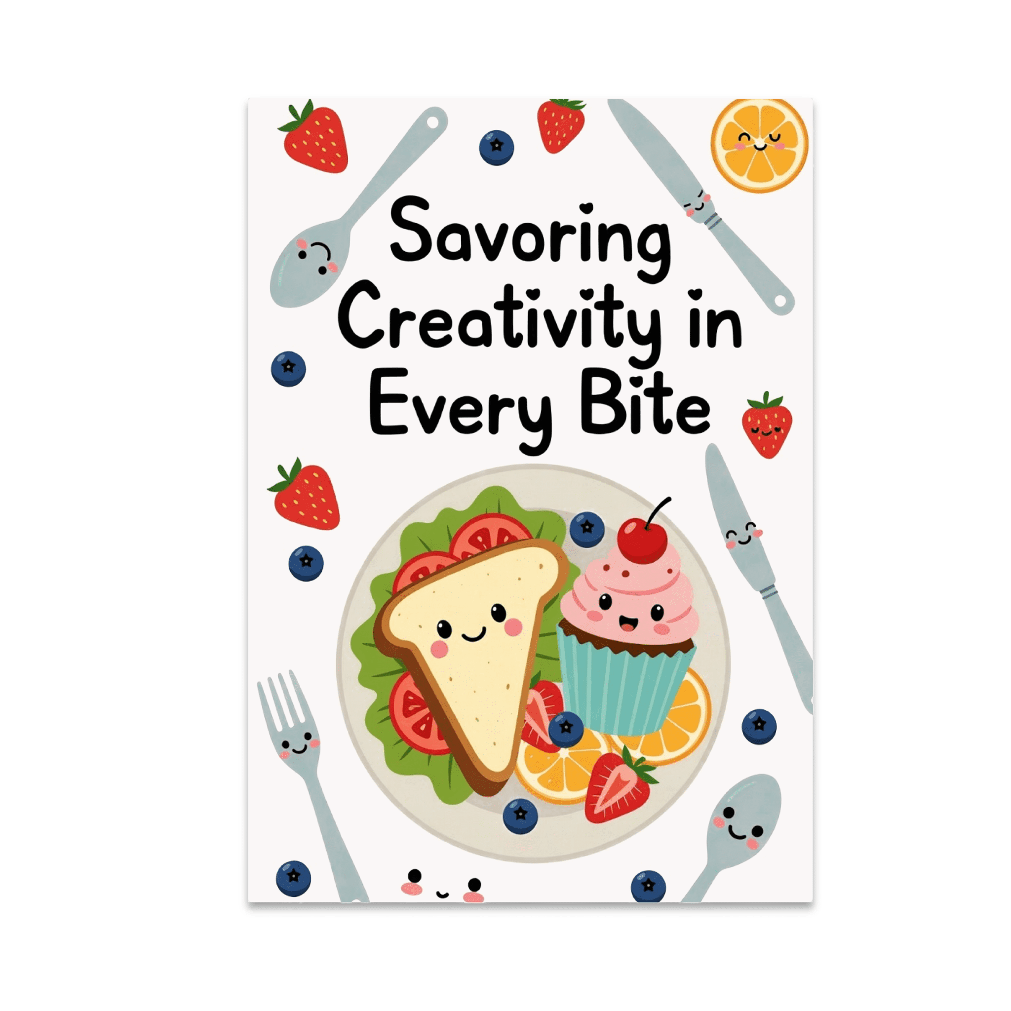 Savoring Creativity in Every Bite - Foodie Decor - 13x19 Poster Print ...