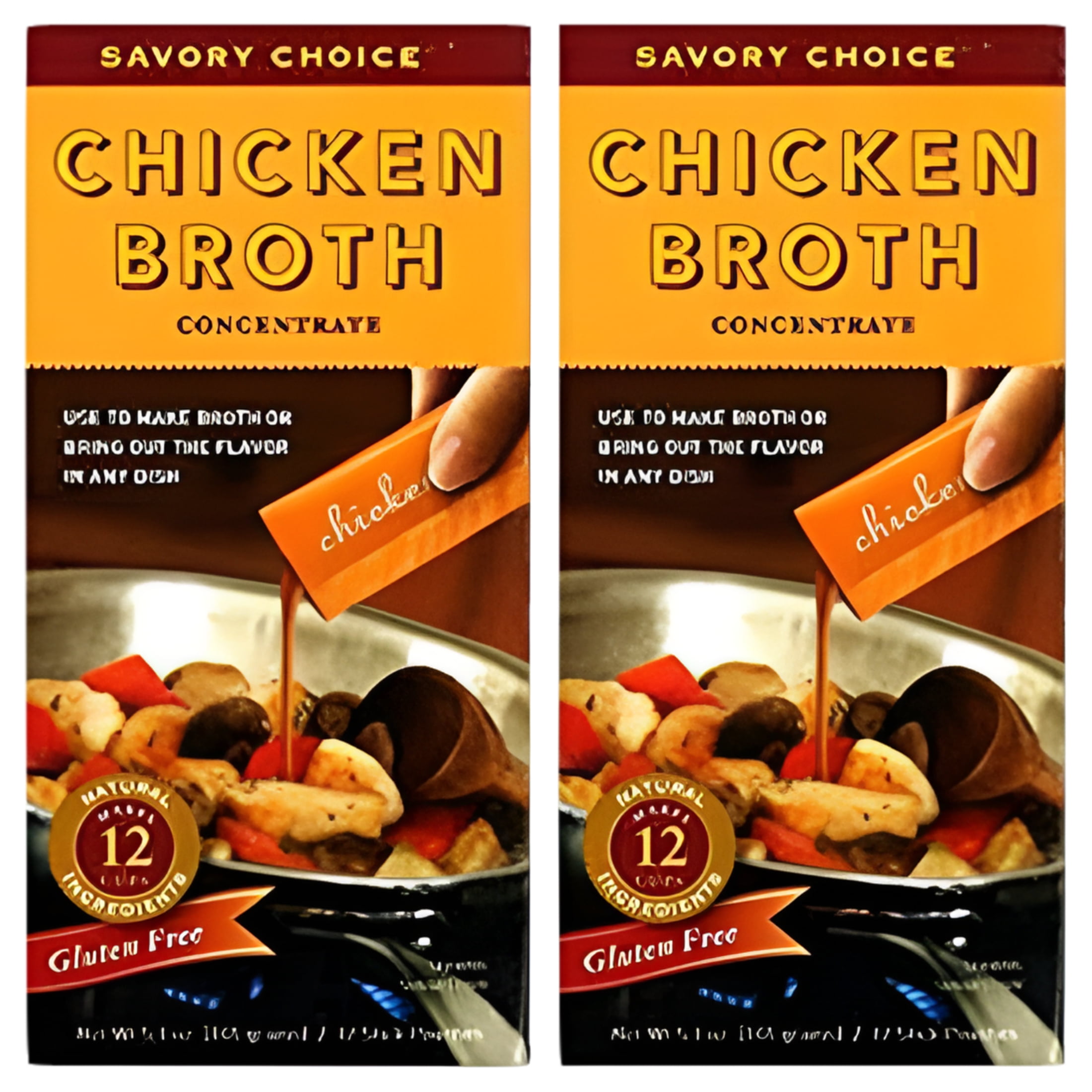Savory Choice Flavor Base Liquid Chicken Broth Concentrate, 5.1 Ounce ...