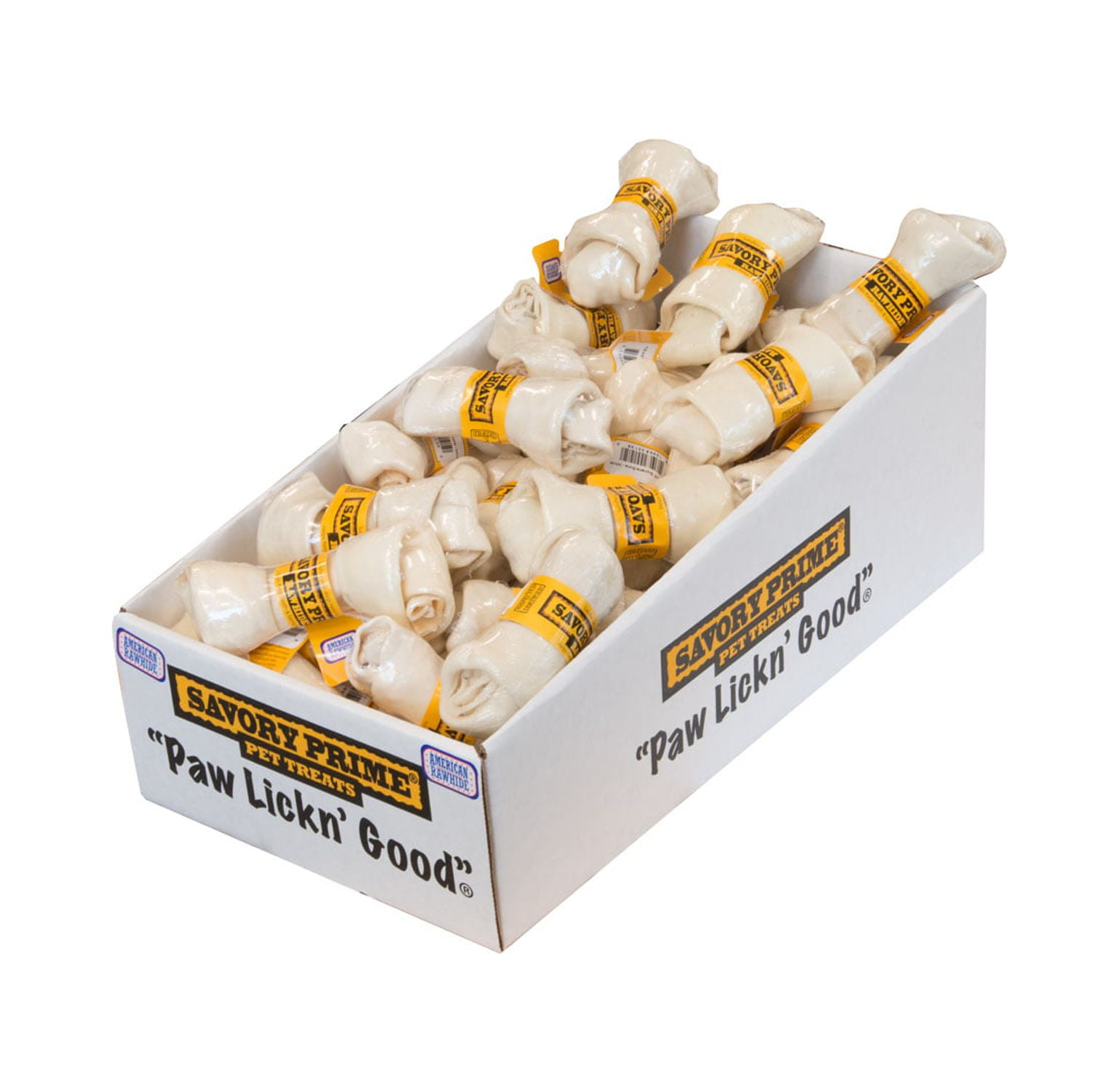 Savory Prime 4/5" Knotted Bone Display 48pc - Walmart.com