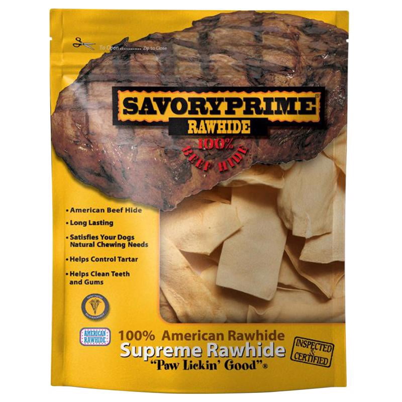 Savory Prime Rawhide Chips Chicken 2"x6" 1lb. Bag - Walmart.com