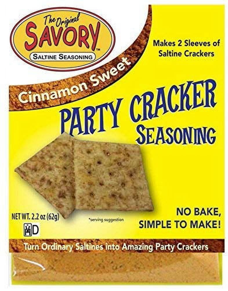 Savory Saltine Seasoning Bundle, 2.2 Ounce, Cinnamon Toast (Sweet), 2 ...