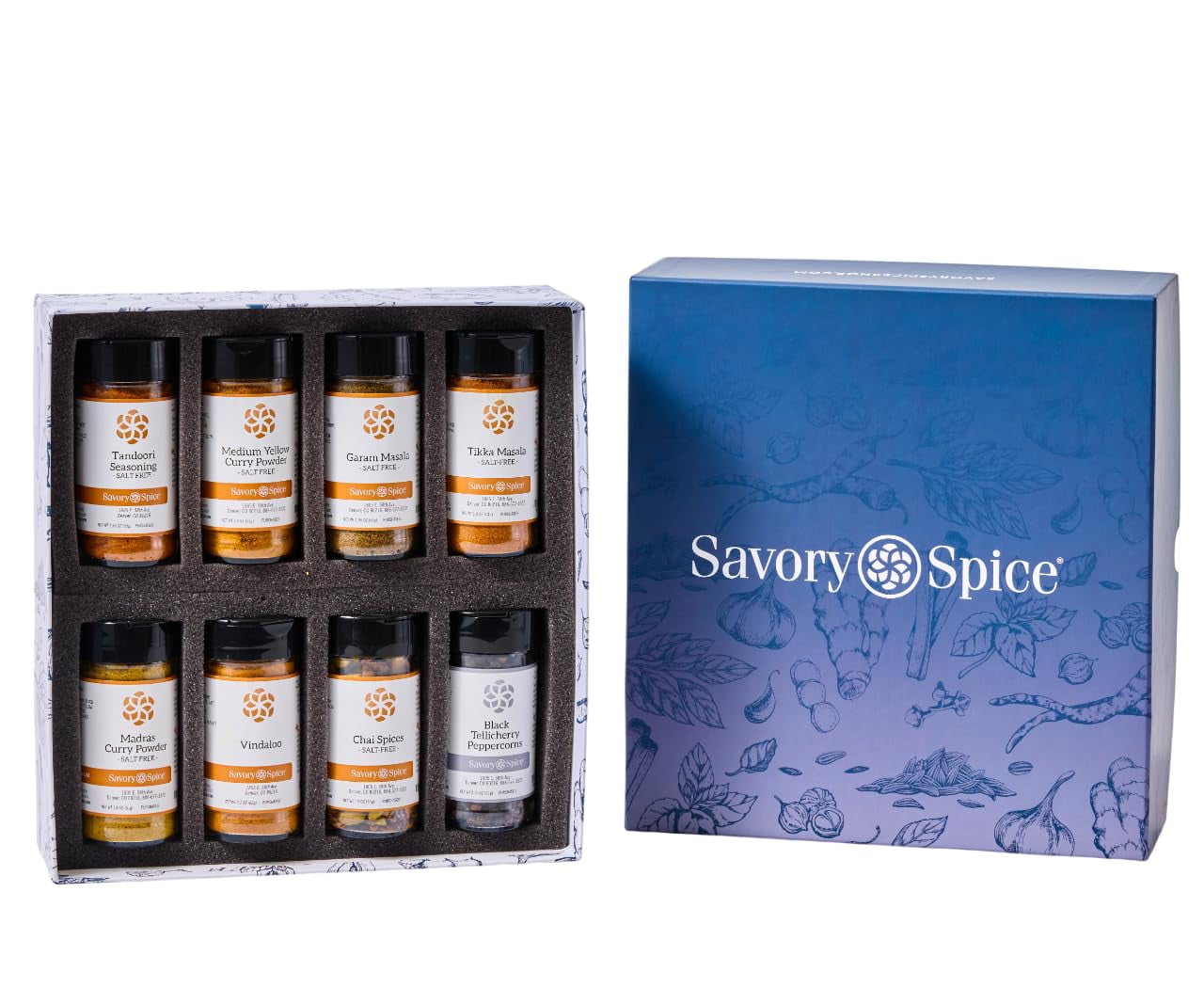 Savory Spice Indian Spice BDF32 Collection - Gift Set of Indian Spices and Seasonings with ...