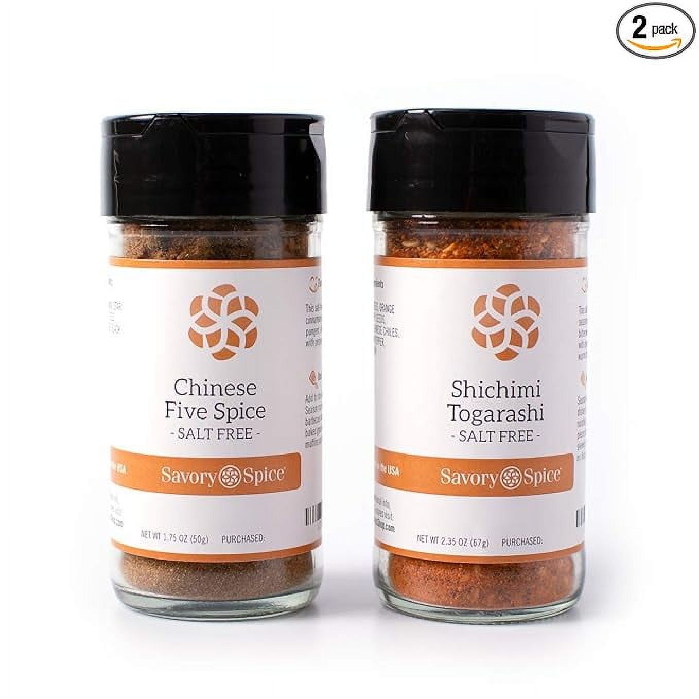 Savory Spice Two-Jar Spice Set - Chinese Five Spice & Shichimi ...