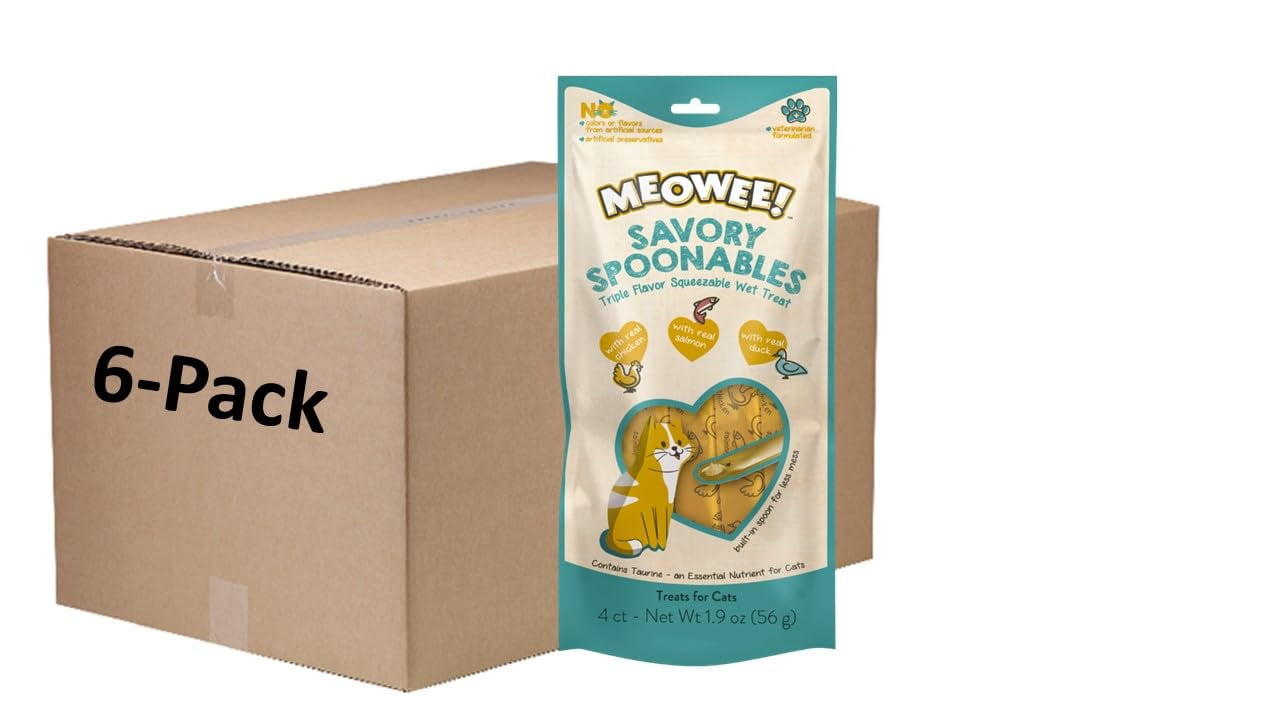 Savory Spoonables With Real Chicken, Salmon And Duck For Cats, 4 Count ...
