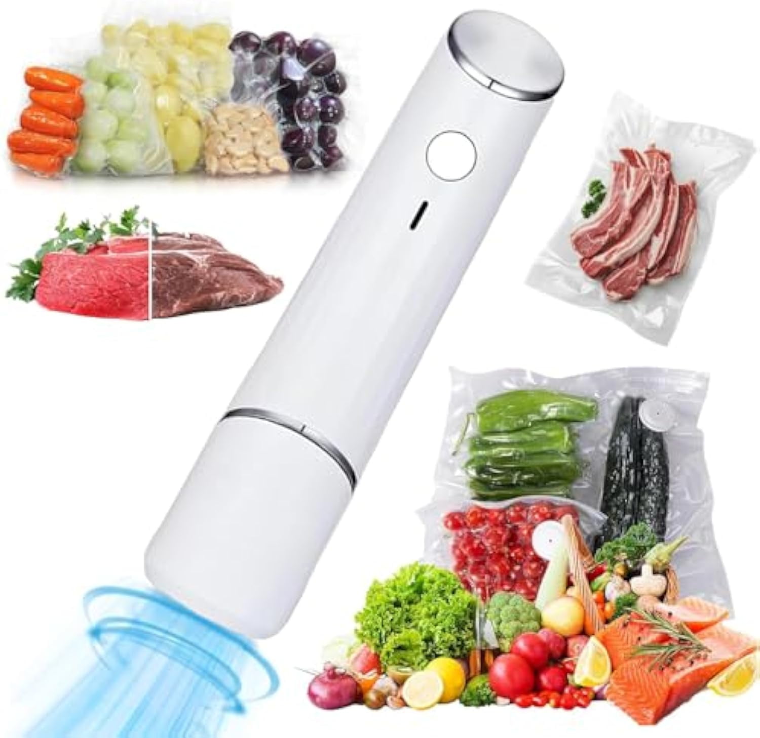 Savourfresh Vacuum Sealer, Savour Fresh Vacuum Sealer Machine, Handheld Compact Vacuum Sealer ...