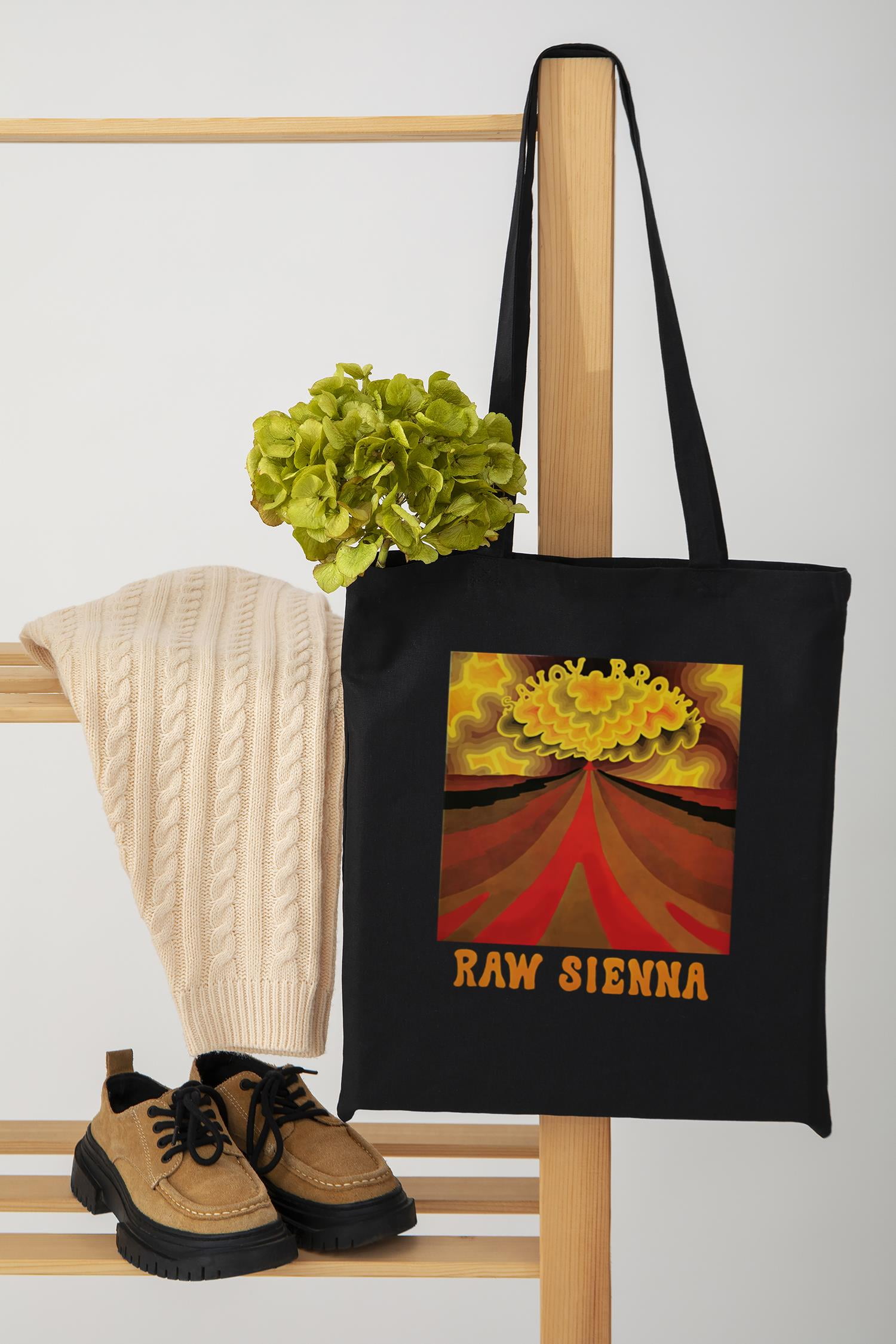 Savoy Brown Raw Sienna Vintage Retro British Blues Rock Boogie Band Music Tote Bag Unisex ...
