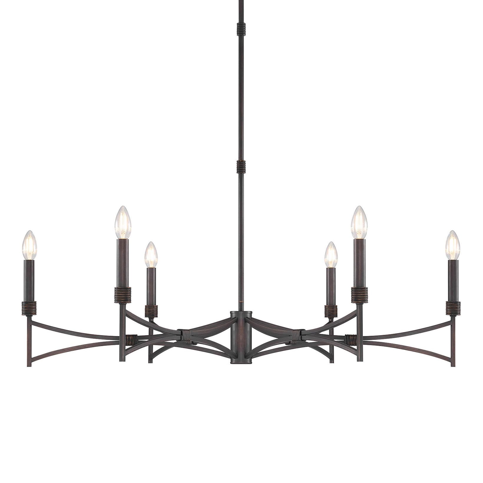Savoy House 1-8166-6 Gardner 6 Light 40" Wide Taper Candle Style ...