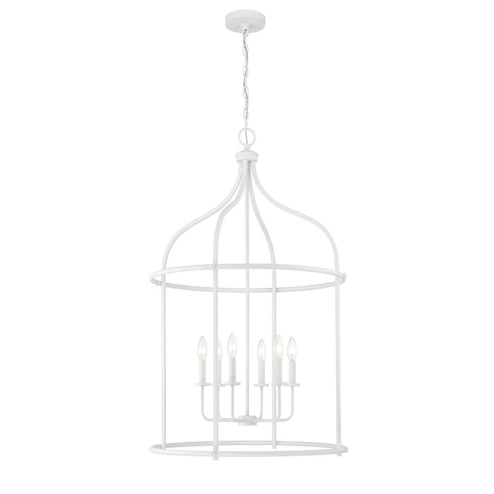 3-7388-6-83-Savoy House-Brookstone - 6 Light Pendant In Traditional ...