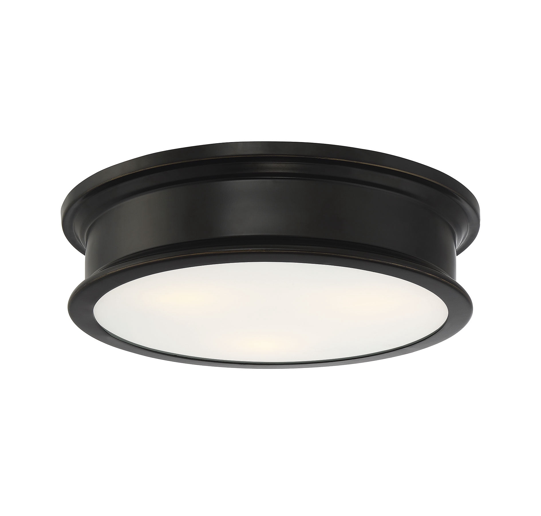 Classice Bronze Three Light Flush Mount from the Watkins Collection ...