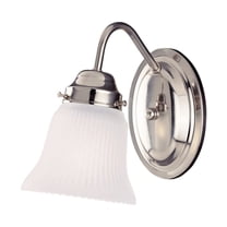 Savoy House Monroe Wall Sconce, Polished Nickel, 1-Light, 20x5 Inches ...