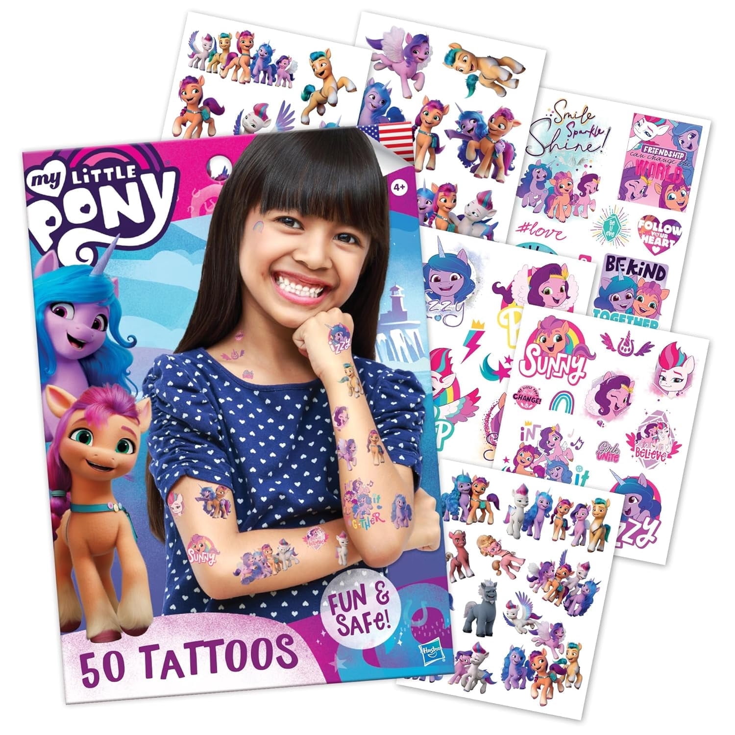 Savvi Temporary Tattoos - My Little Pony, 50 count - Walmart.com