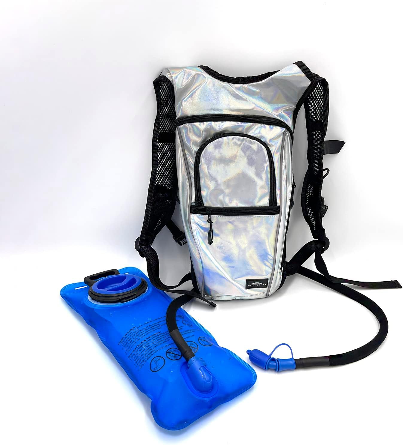 SavvyCraft Hydration Backpack with 2 Liter Water Reservoir, Lightweight ...